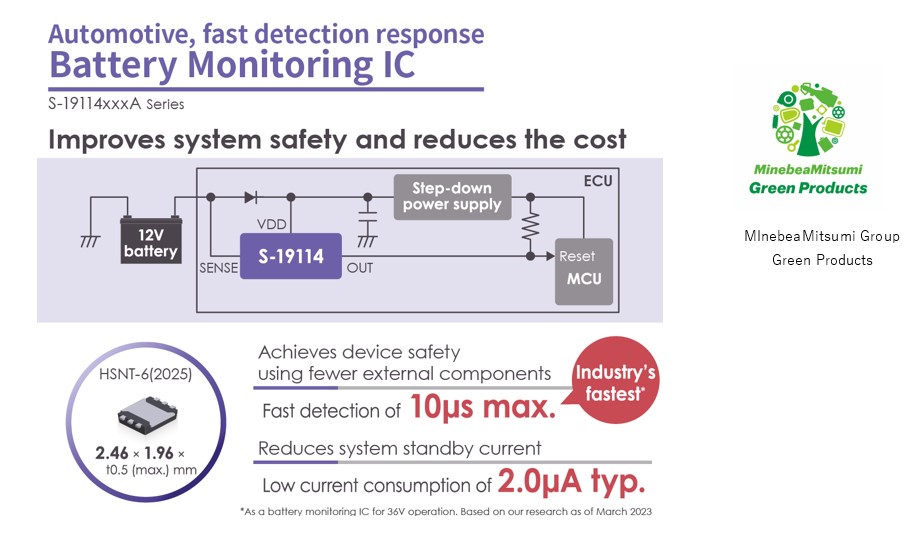 ABLIC New Battery Monitoring ICs Secure Car Parts | AEI