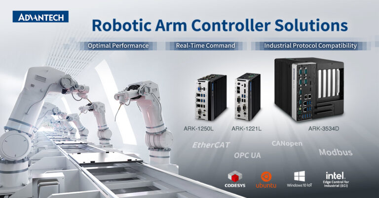 Advantech Launches Robotic Arm Controller Solutions | AEI